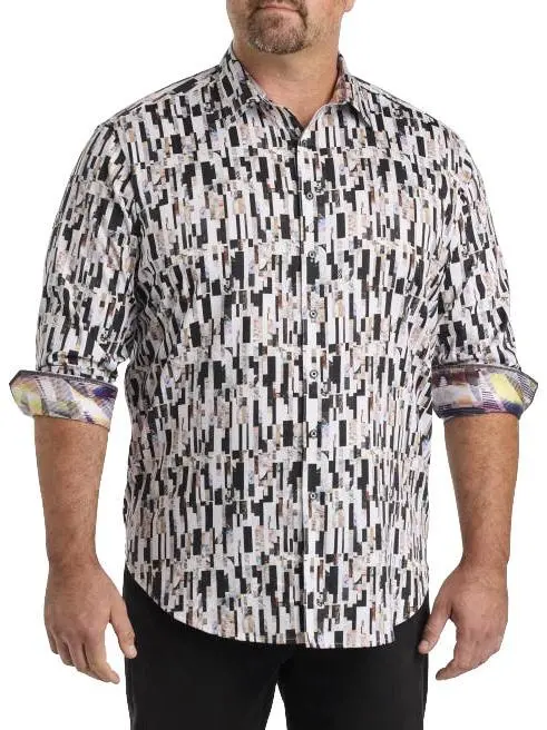 ROBERT GRAHAM DXL Big & Tall Pollard Sport Shirt - Multi
