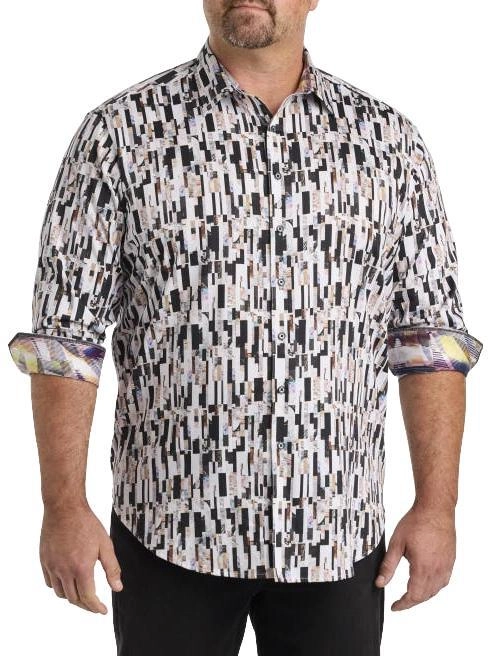 ROBERT GRAHAM BY DXL Big & Tall Pollard Sport Shirt - Multi