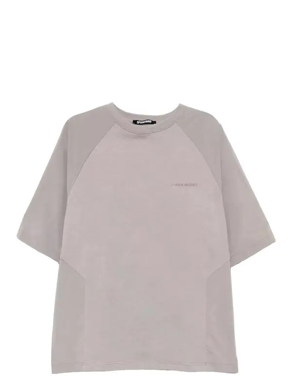 SPOONYARD Panelled T-shirt - Grey