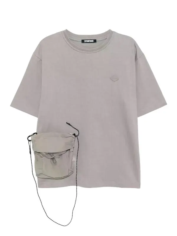 SPOONYARD Attached Pocket T-shirt - Grey