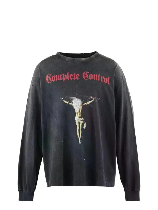 SAINT MXXXXXX Control Sweatshirt - Black
