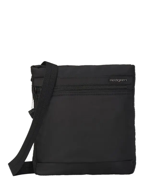 HEDGREN Leonce Rfid Water Repellent Nylon Crossbody Bag - Black