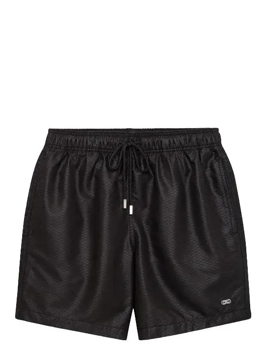 LE CLUB 4-way Stretch Swim Trunks - Black