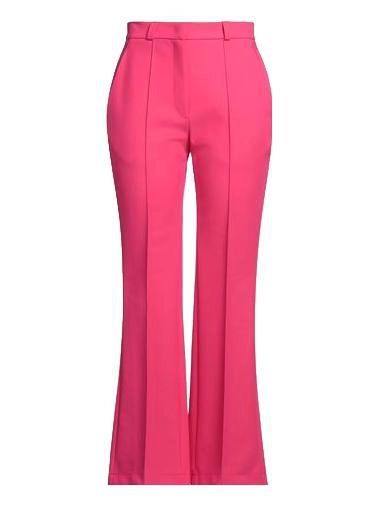 Harris Wharf London High Waisted Flared Pants - Fuchsia