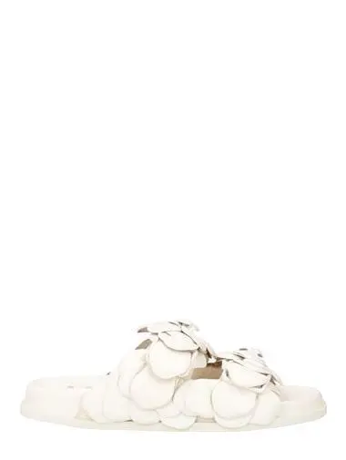 Valentino Garavani Leather Sandals - White