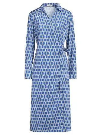 REPLAY Midi Wrap Dress - Blue