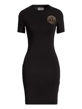 Versace Mini T-shirt Dress - Black