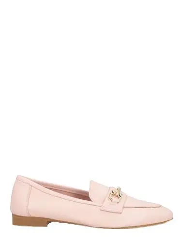OVYE Loafers In Leather With Appliqués - Pink