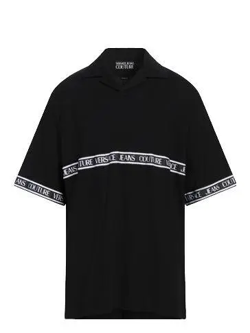 Versace Polo Shirt Size Cotton - Black
