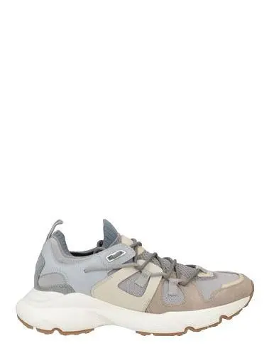TOD'S Leather And Textile Sneakers - Grey