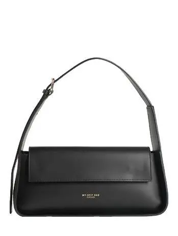 MY BEST BAG FIRENZE Leather Baguette Bag - Black