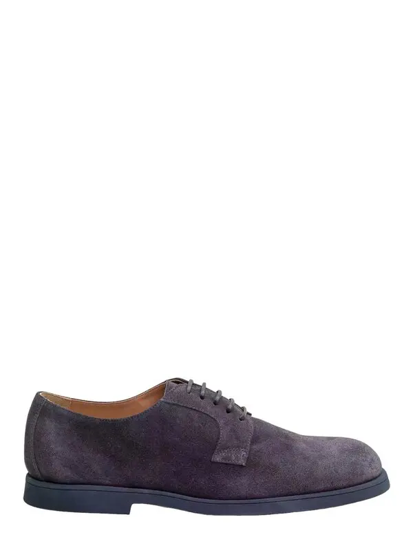 DOUCAL'S Suede Oxford Shoes - Grey