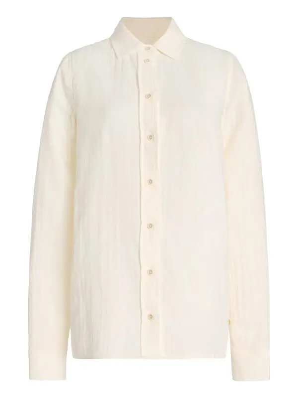 Eterne Constance Cotton Shirt - Ivory