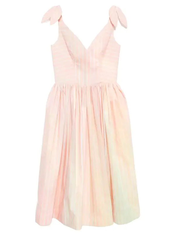 Stella Jean Striped Dress - Pink
