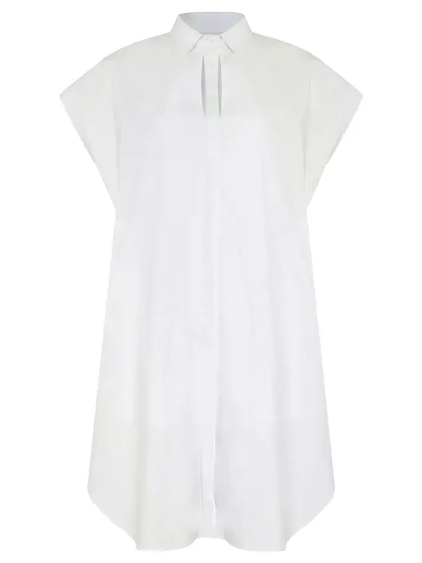 GLORIA COELHO Short Sleeve Dress - White