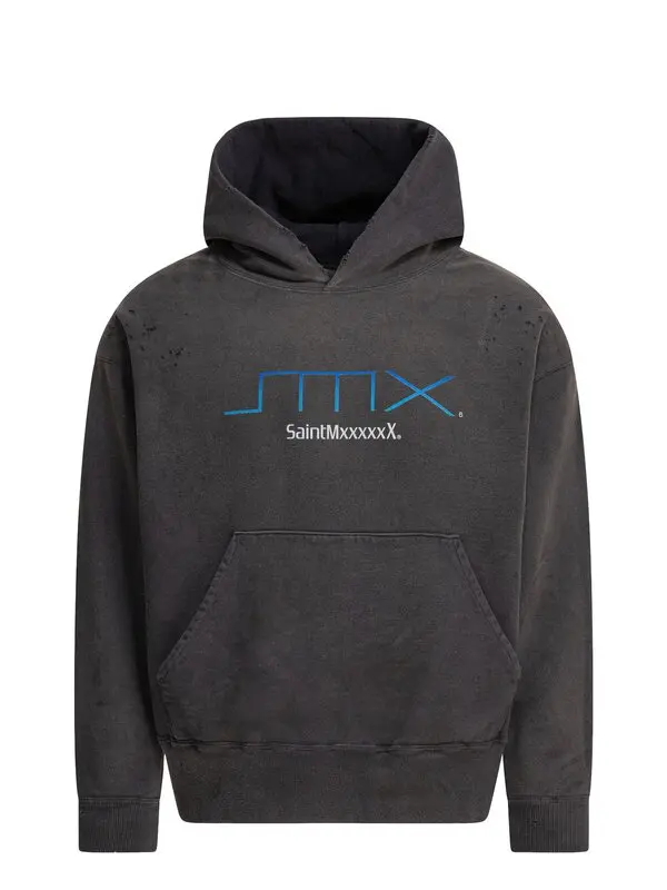 ©SAINT M×××××× Ps2' Hooded Sweatshirt - Black