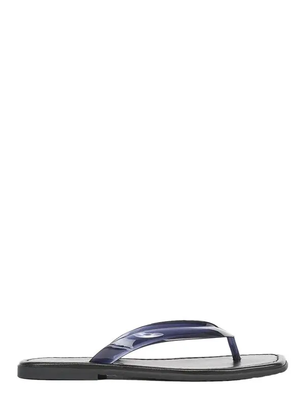 Veronica Beard Clea Jelly Flip-flop Sandal - Navy