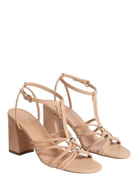 LK BENNETT Noelle T-strap Sandals - Trench