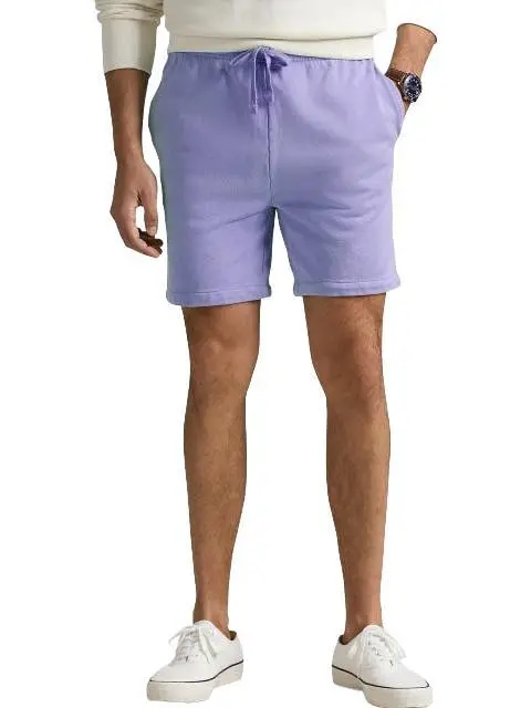 Ralph Lauren Big & Tall Loopback Fleece Shorts - Sky Lavendar