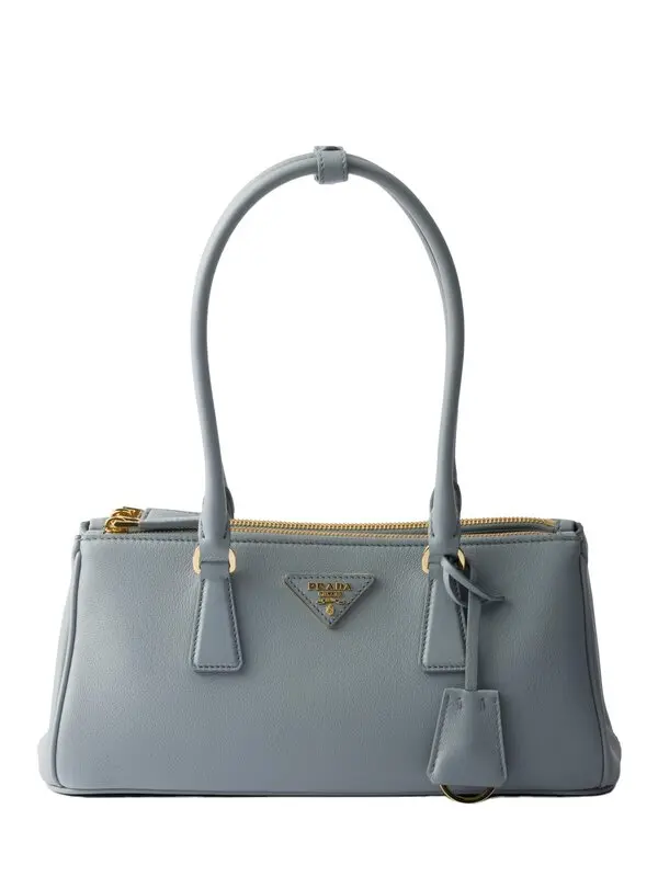 Prada Galleria Medium Leather Bag - Light Blue