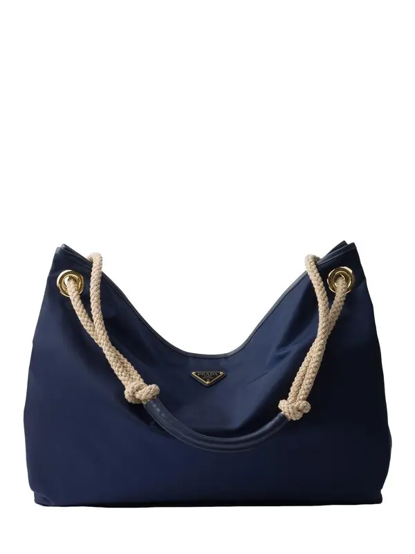 Prada Mariner Large Re-nylon Shoulder Bag - Blue