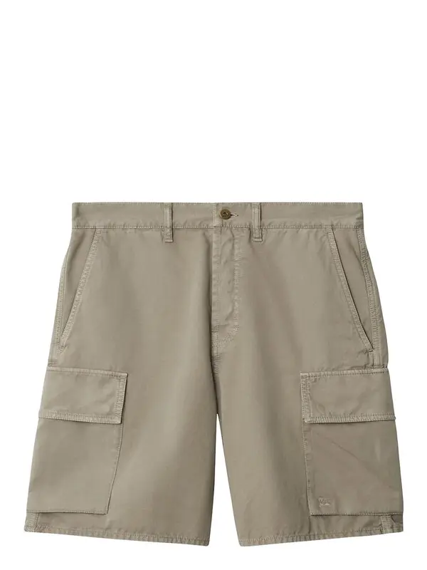 Burberry Twill Cargo Shorts - Quill