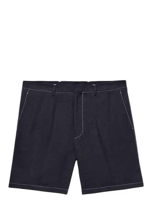 Prada Linen Shorts - Nero
