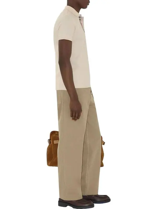 Burberry Apos;s Ekd Pique Polo Shirt - Beige