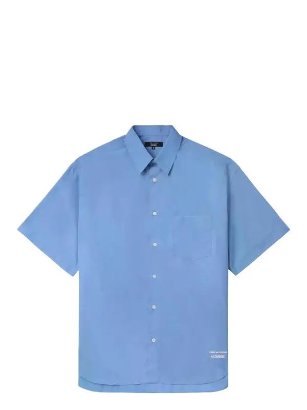 Comme Des Garçons Cotton Shirt - Blue
