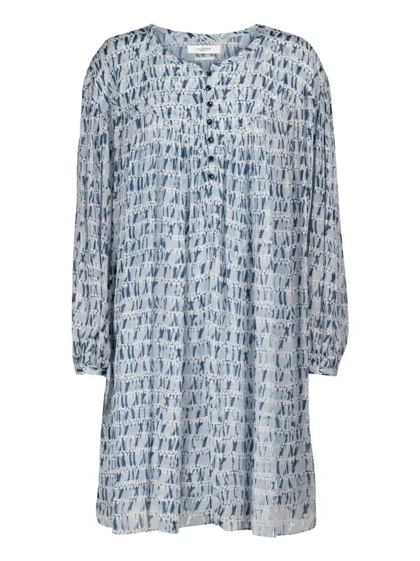 MARANT ETOILE Silorion Tie-dye Minidress - Blue
