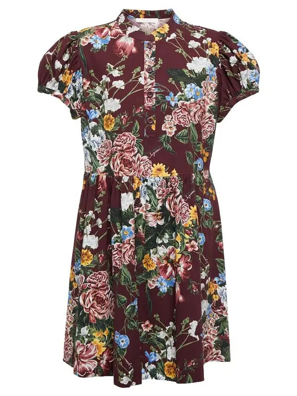 See By Chloé Floral Print Cotton Minidress - Multicoloured