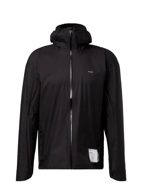 Satisfy Pertex® 3l Fly Rain Jacket - Black