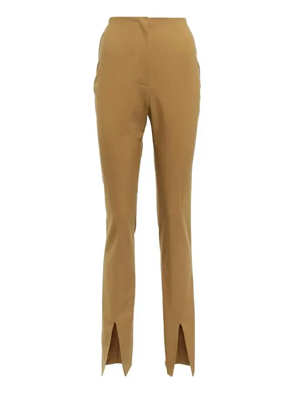 Nanushka Florine Slim Fit Trousers - Brown