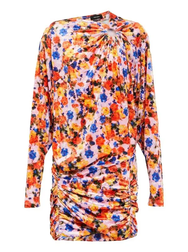Isabel Marant Floral Print Mini Dress - Multicoloured