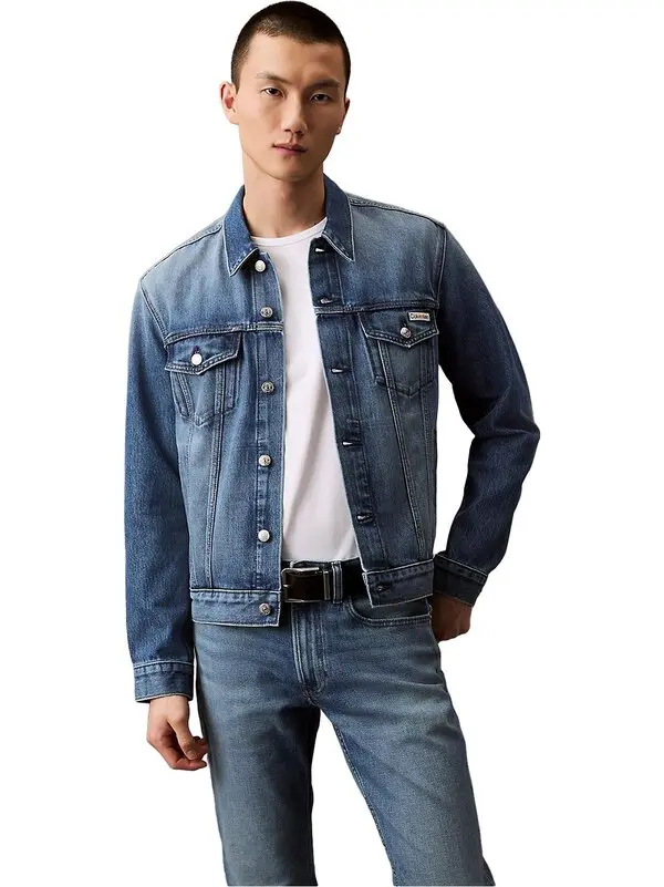 Calvin Klein Classic Denim Trucker Jacket - Vintage Tide