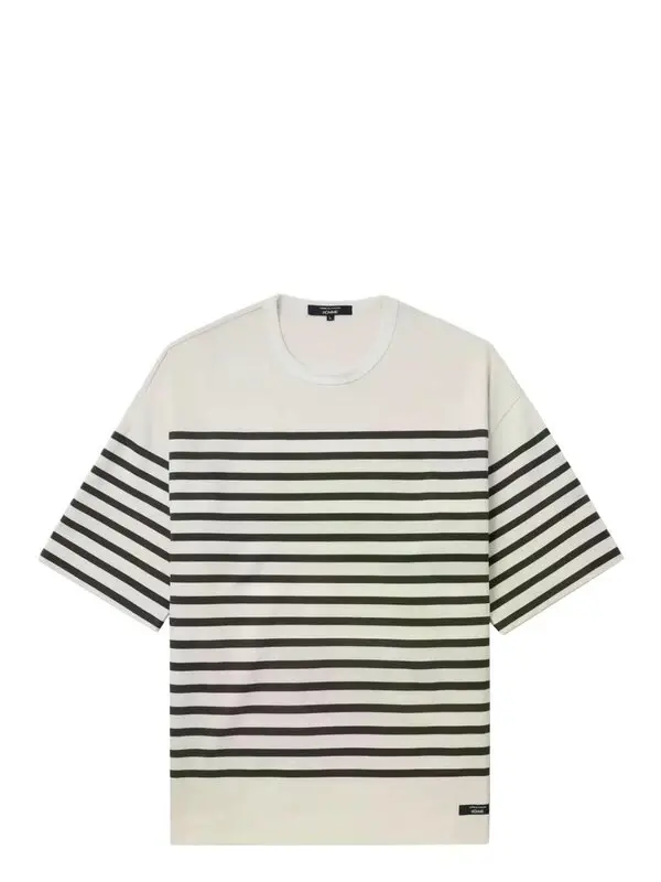 Comme Des Garçons Striped T-shirt - White