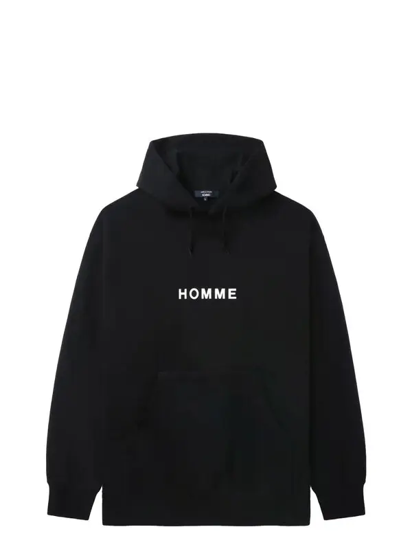 Comme Des Garçons Printed Hoodie - Black