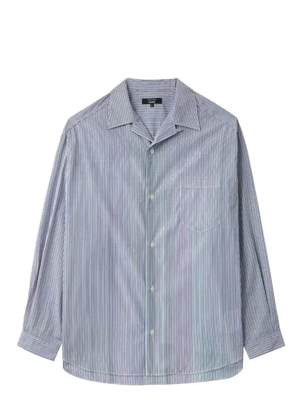 Comme Des Garçons Striped Button-up Shirt - Blue