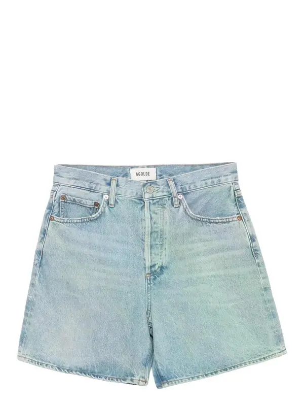 AGOLDE Dame Denim Shorts - Blue