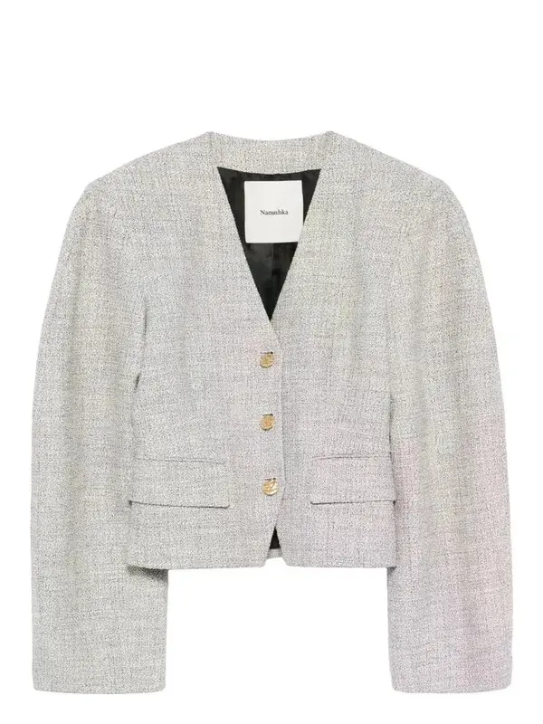 Nanushka Kiyo Jacket - White