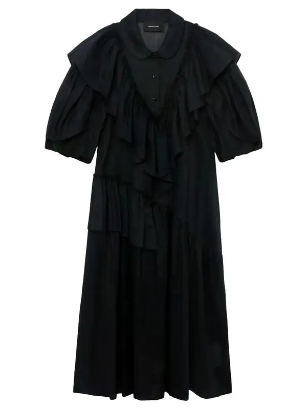 Simone Rocha Cotton-blend Dress - Black