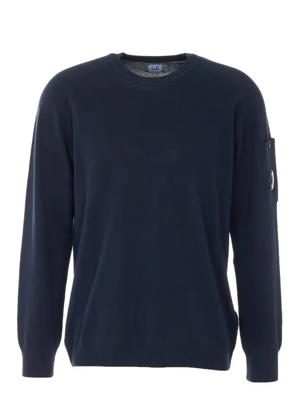 C.P. COMPANY Crewneck Sweater - Blue