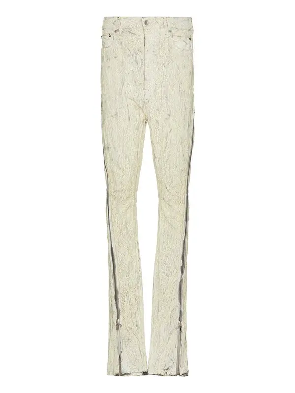 Rick Owens Bolan Banana Pants - Milk
