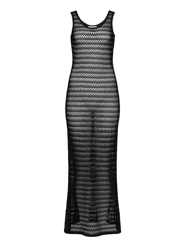 Alaïa Maxi Tank Dress - Noir Alaia