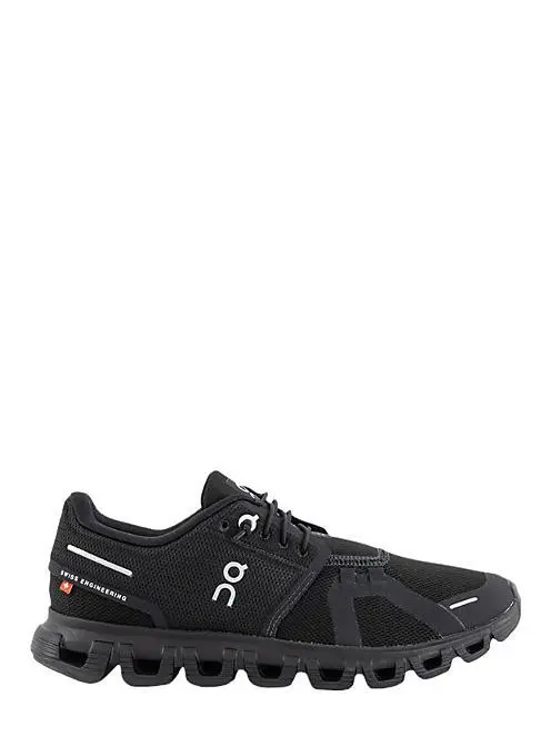 On Cloud 6 Mesh Low-top Trainers - Black Black