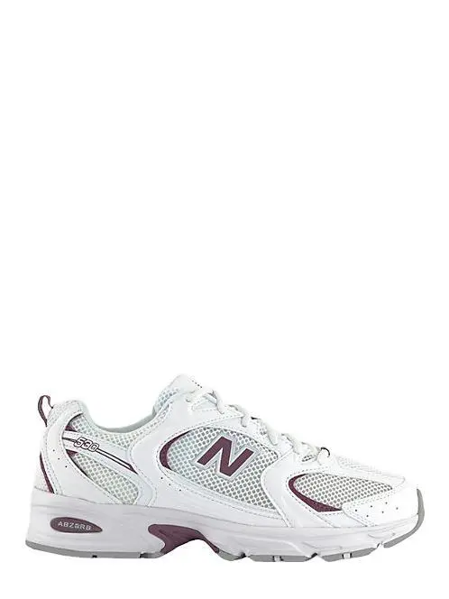 NEW BALANCE Mr530 Leather And Mesh Low-top Trainers - White Brown