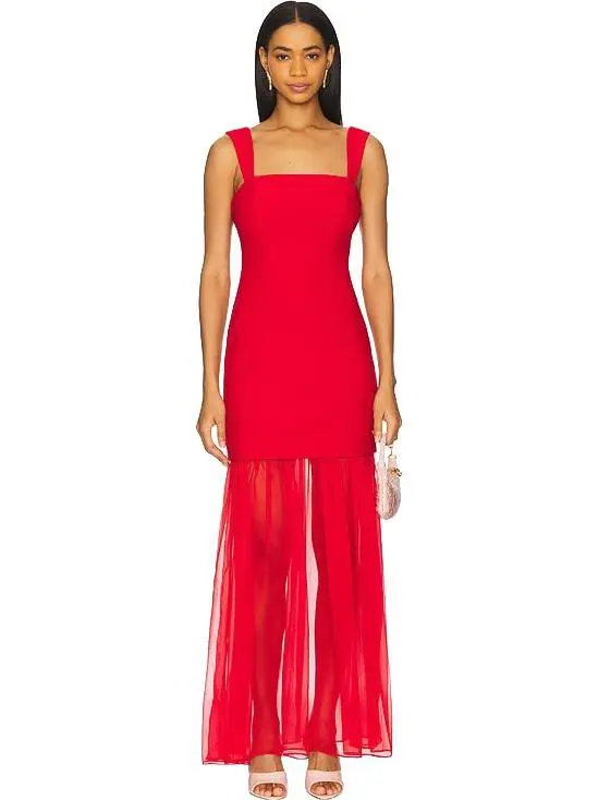 LOVERS AND FRIENDS Danielle Gown - Red