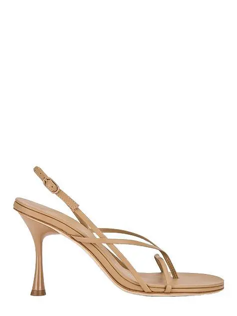 Studio Amelia Wishbone 90 Heel - Beige