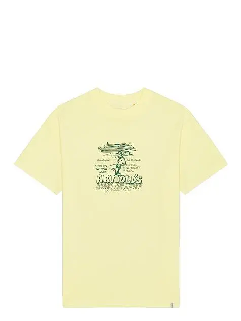 CRITICAL SLIDE Arnie Tee In Yellow - Banana