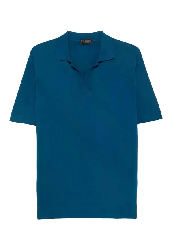 DELL'OGLIO Cotton T-shirt - Blue